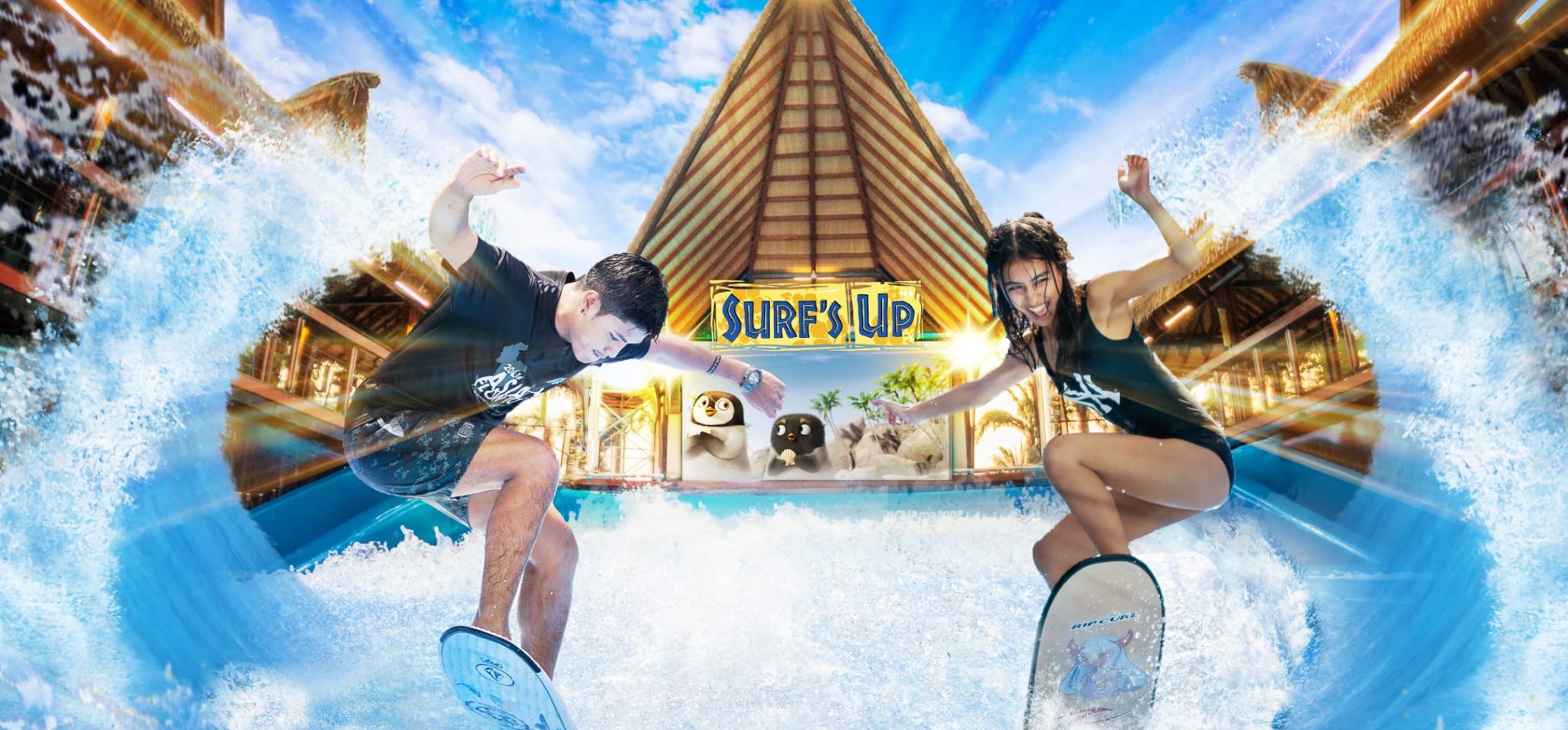 Surf's Up at Flowrider Pattaya | Columbia Pictures Aquaverse
